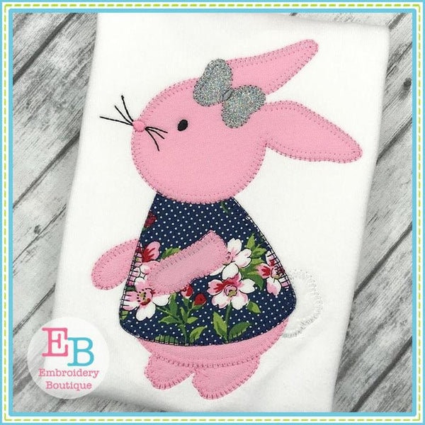 Rabbit Applique - Etsy