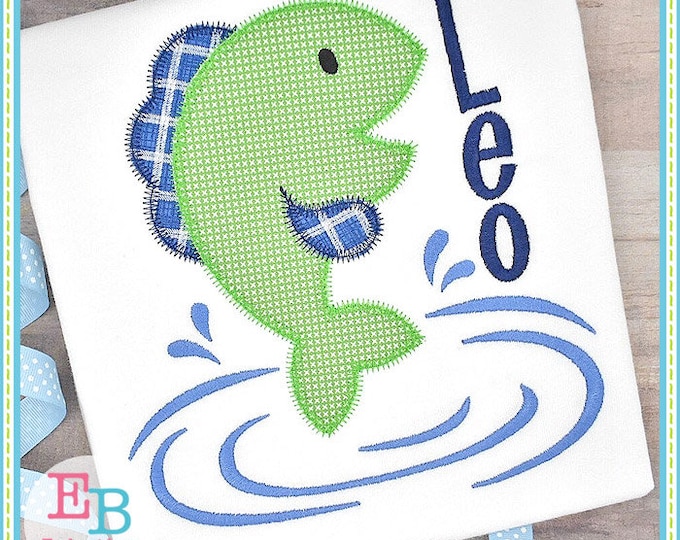 Fishes Applique Design - Etsy