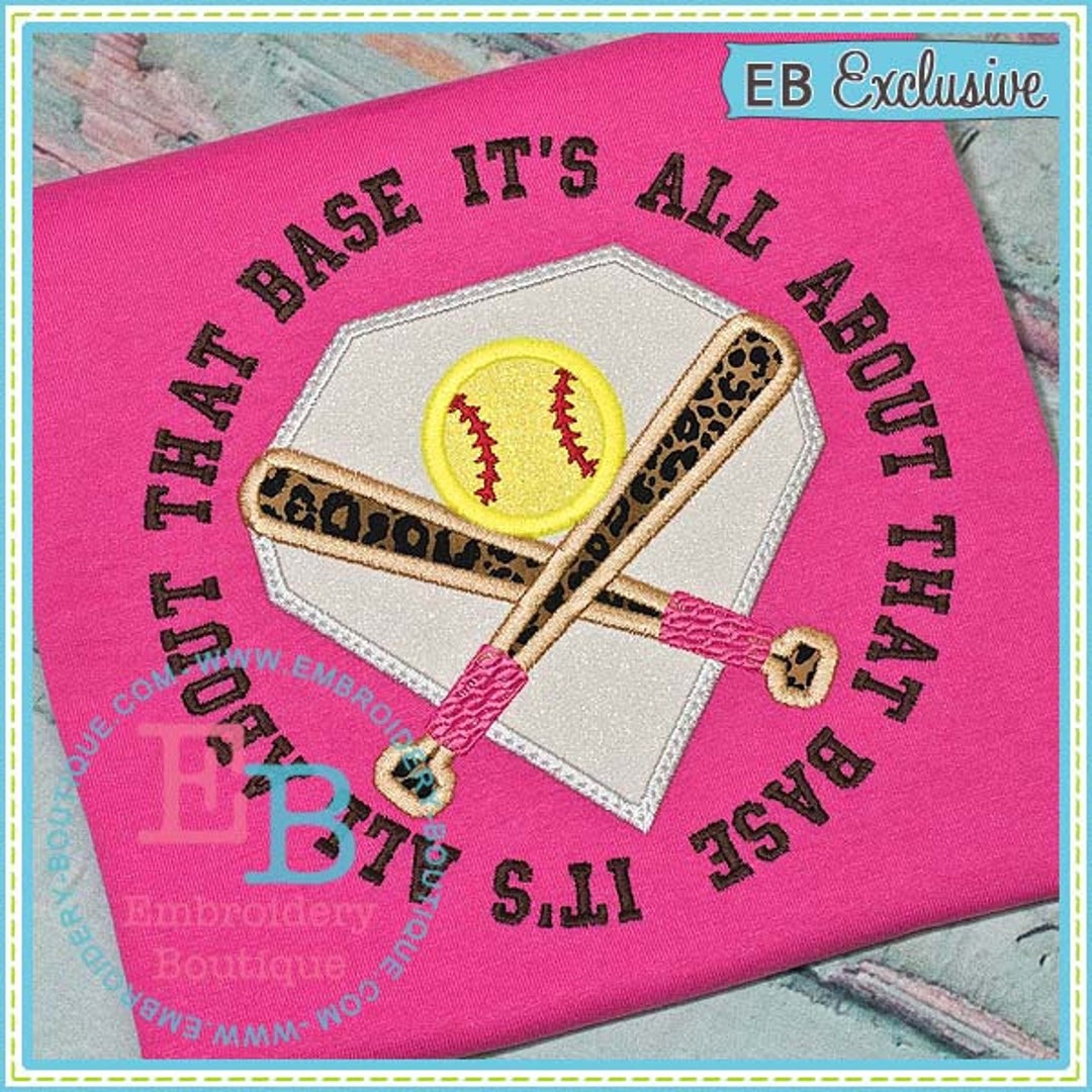 Baseball Applique Machine Embroidery Design (digital File) - Etsy