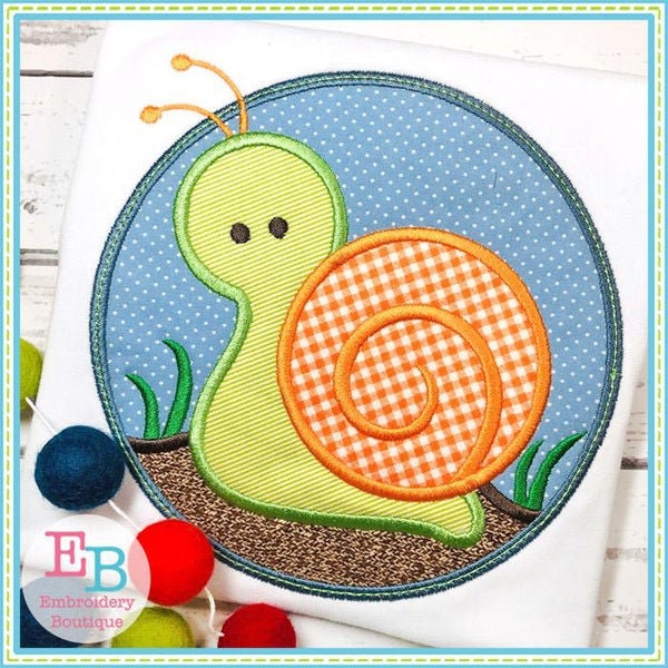 Snail Applique - Etsy