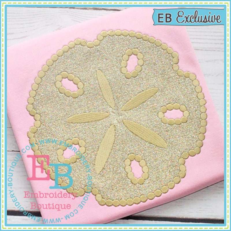 Sand Dollar Embroidery - Etsy