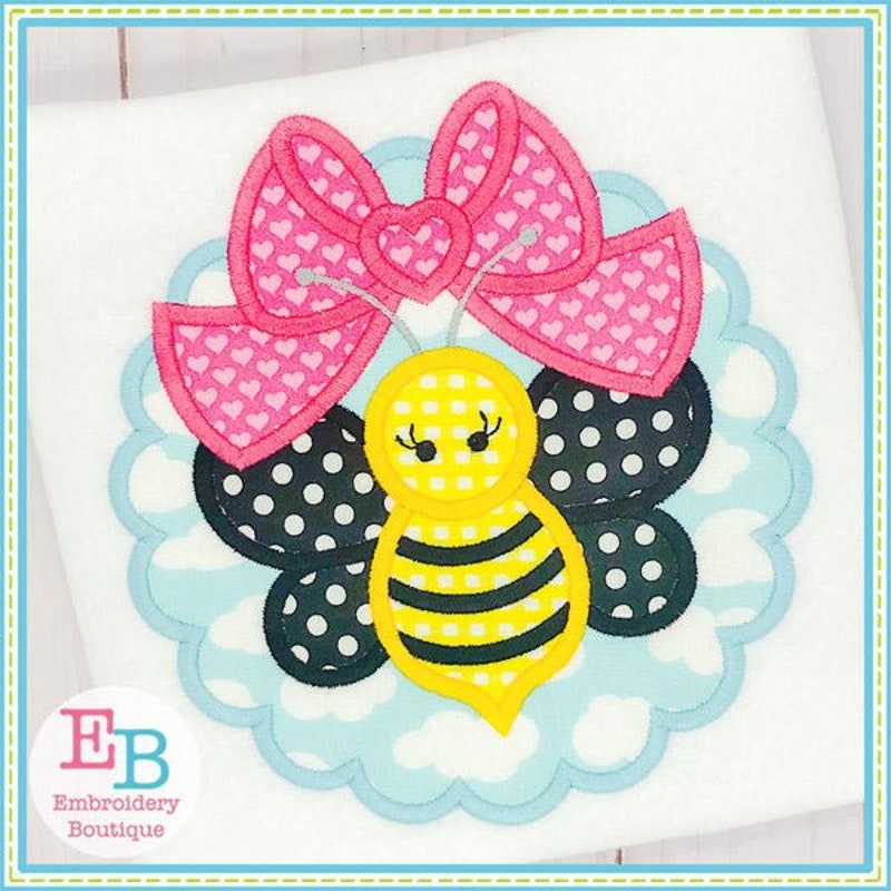 Bee Applique - Etsy