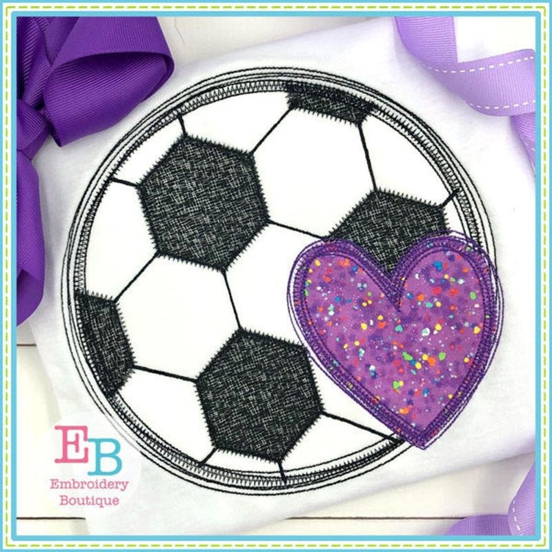 Soccer Applique - Etsy