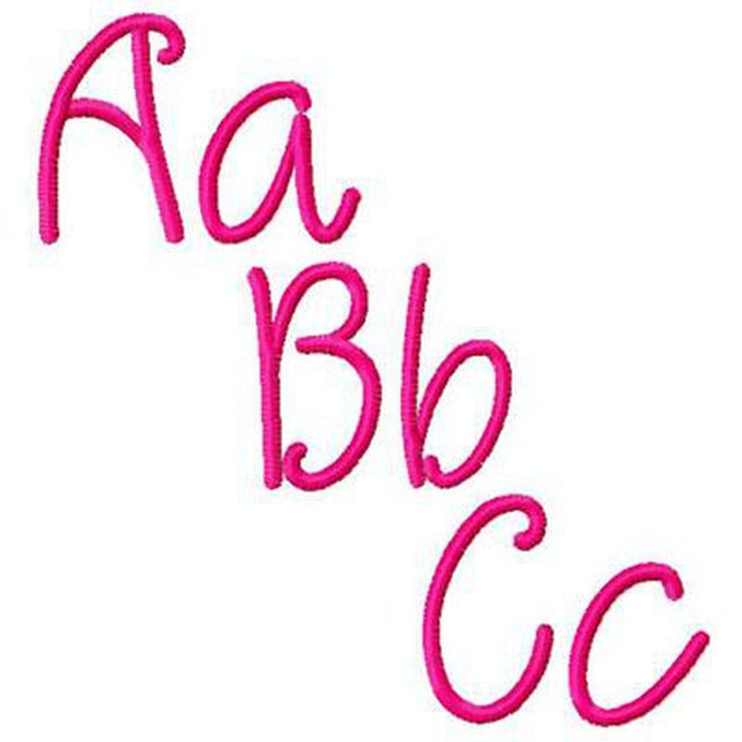 Caroline Embroidery Font, INSTANT DOWNLOAD, Multiple Sizes and Formats ...