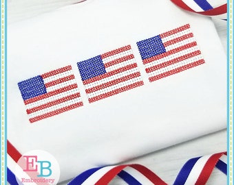 Flag cross stitch | Etsy