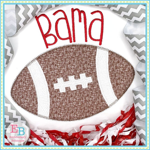 Football Applique - Etsy