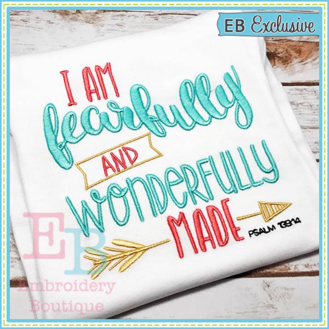 Fearfully Made Design, INSTANT DOWNLOAD, Multiple Sizes & Formats ...