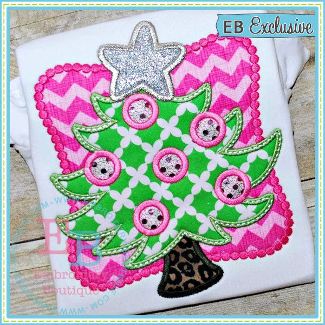 Layered Tree Applique, INSTANT DOWNLOAD, Multiple Sizes & Formats ...