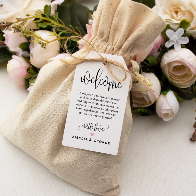 Welcome Bag Tags - Etsy