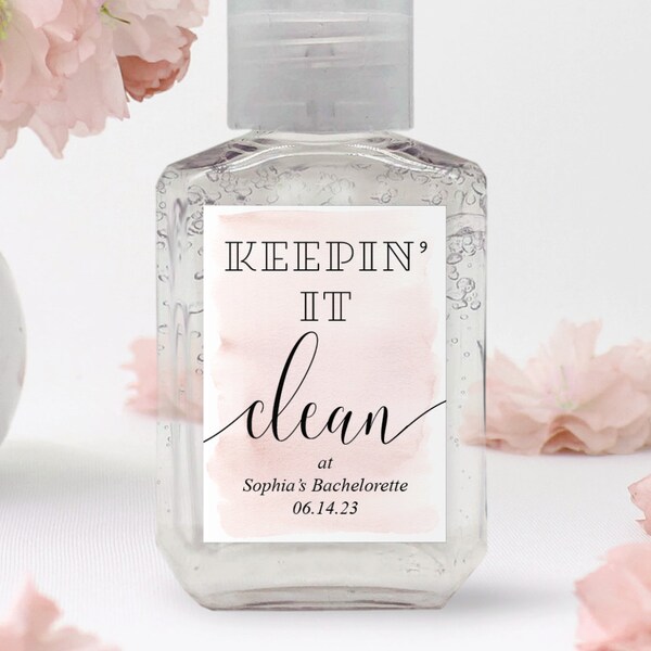 Hand Sanitzer Labels - Etsy