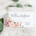Rustic Place Card Template, Printable Place Cards, Wedding Place Cards ...