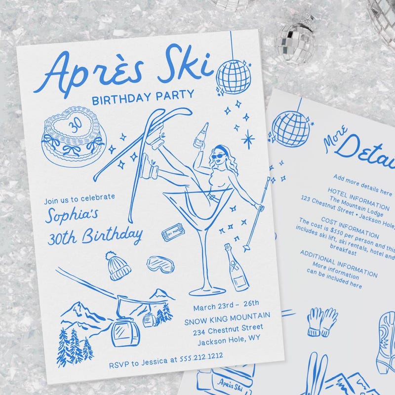 Apres Ski Parties - Etsy