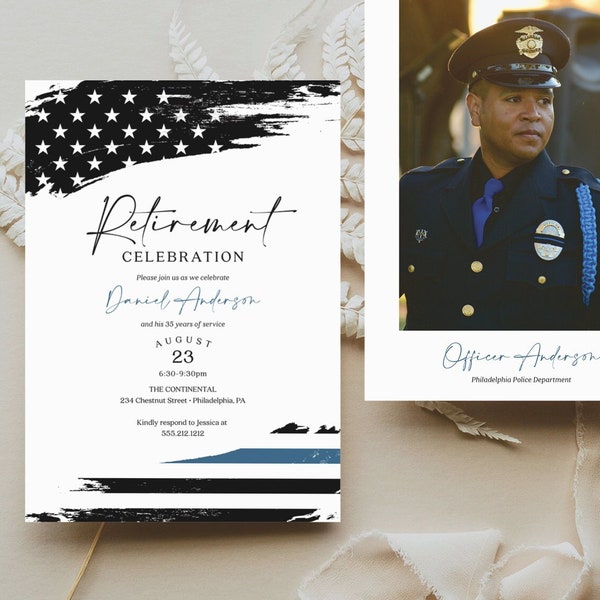 Police Retirement - Etsy