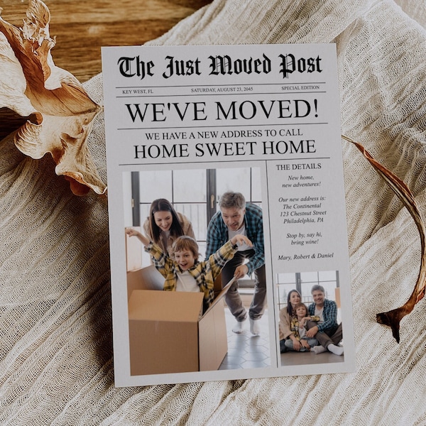 Moving Announcement - Etsy
