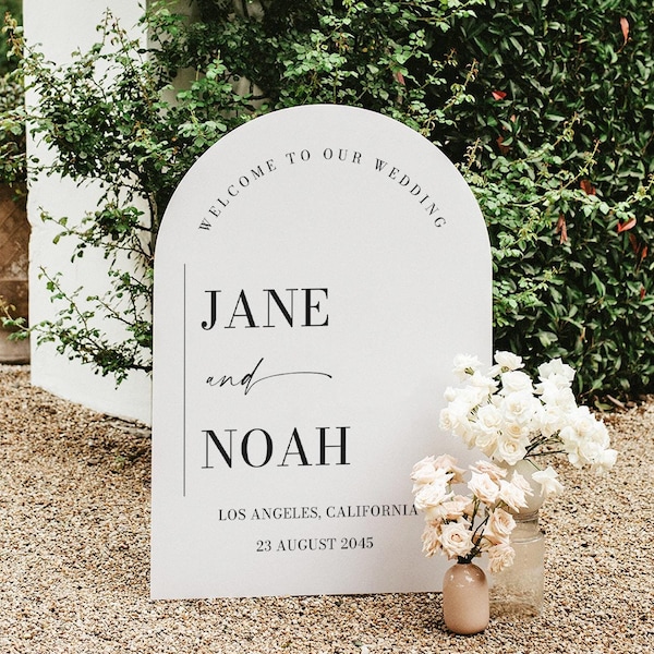 Modern Wedding Signs - Etsy