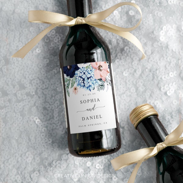 Mini Bottle Labels - Etsy