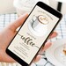 Coffee Invitation, Coffee Get Together Invite, Coffee Meet up Digital ...