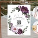 QR Code Wedding Program Template and Scannable Wedding Welcome Sign ...