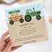 Editable Tractor Birthday Thank You Card Template Printable - Etsy