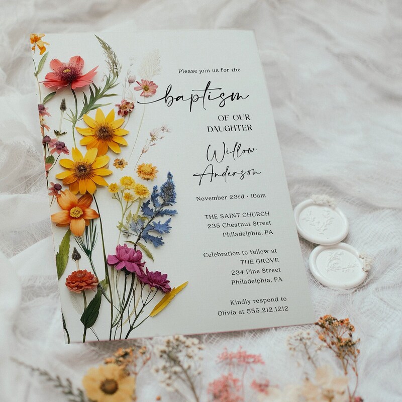 Flower Girl Invite - Etsy