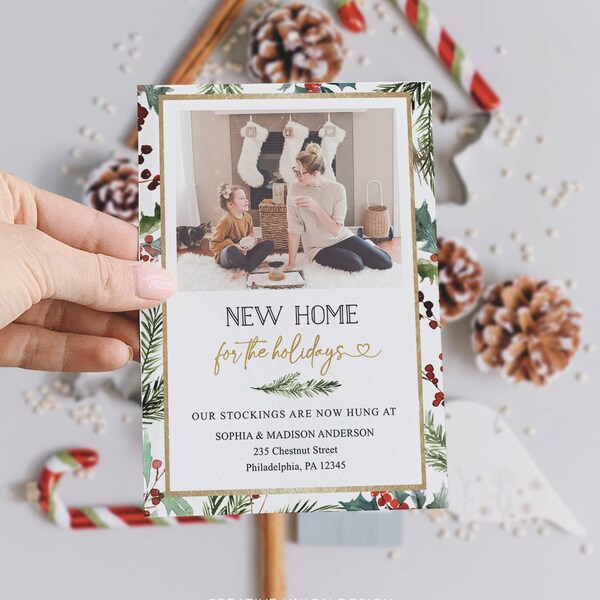 New Address Card - Etsy