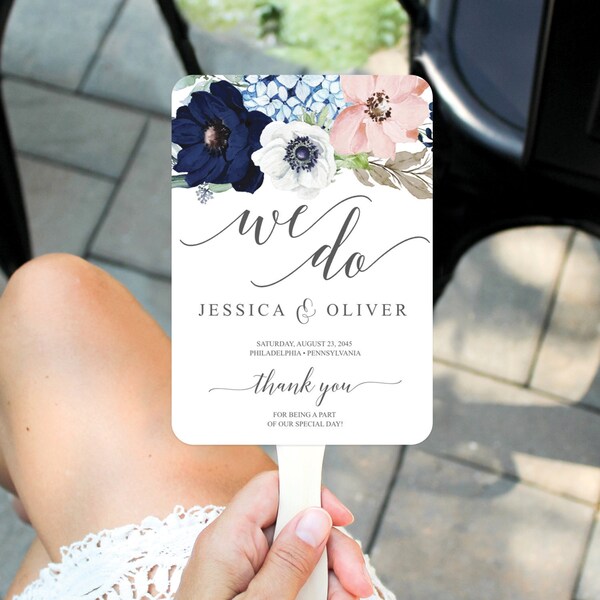 Wedding Fans Floral - Etsy