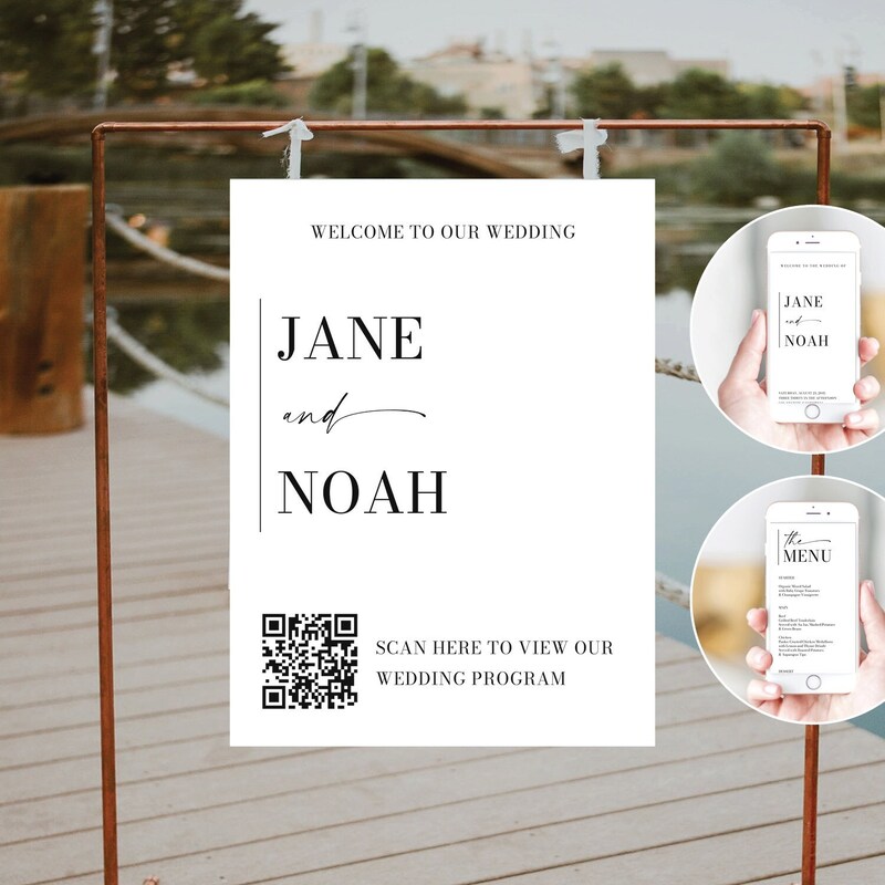 Wedding Program Sign - Etsy