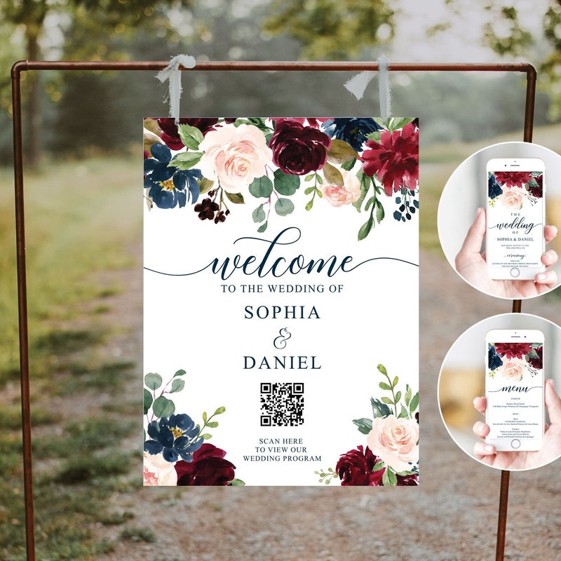 Wedding Program Sign - Etsy