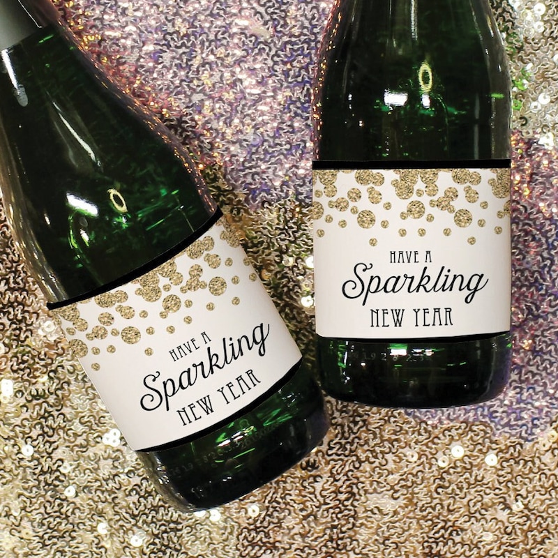 Mini Champagne Labels - Etsy