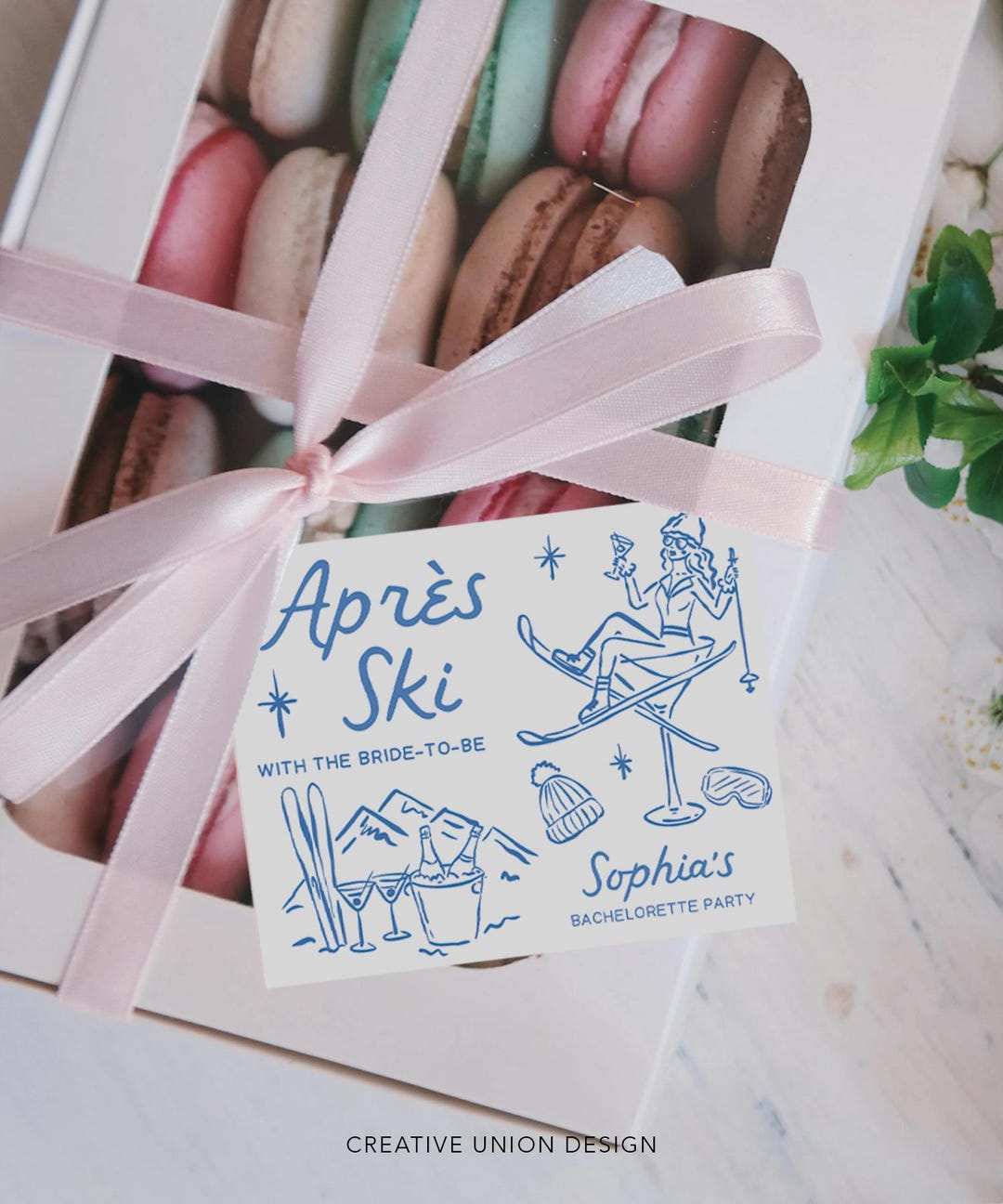 Printable Hangover Kit Sticker, Apres Ski Bachelorette Party Favors ...