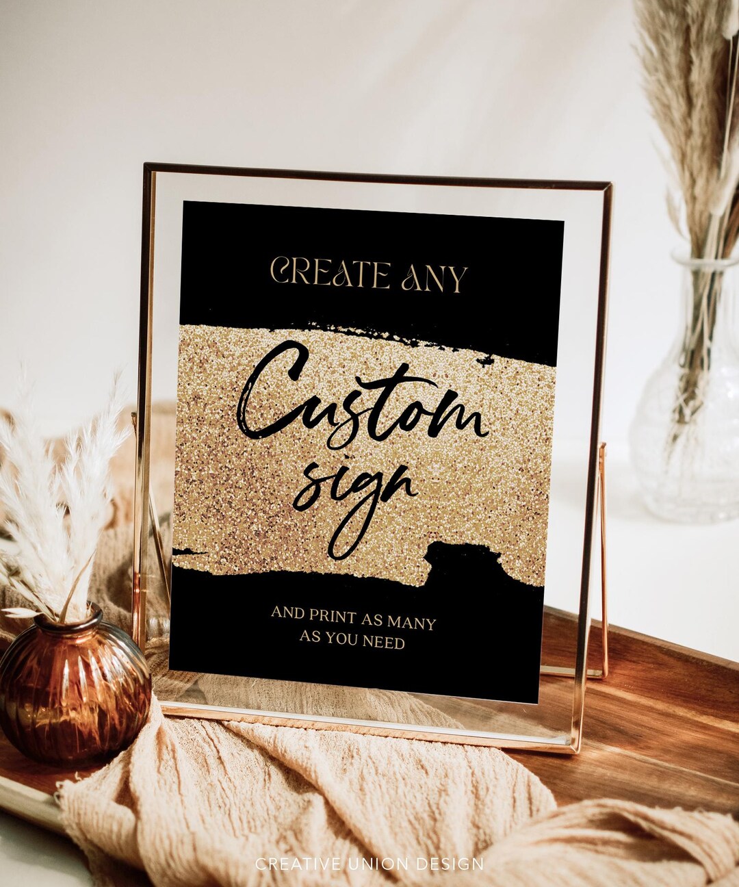 Editable Custom Sign Template, Custom Birthday Party Sign, Favors ...