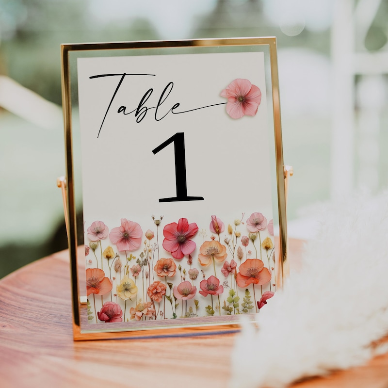 Shower Table Numbers - Etsy