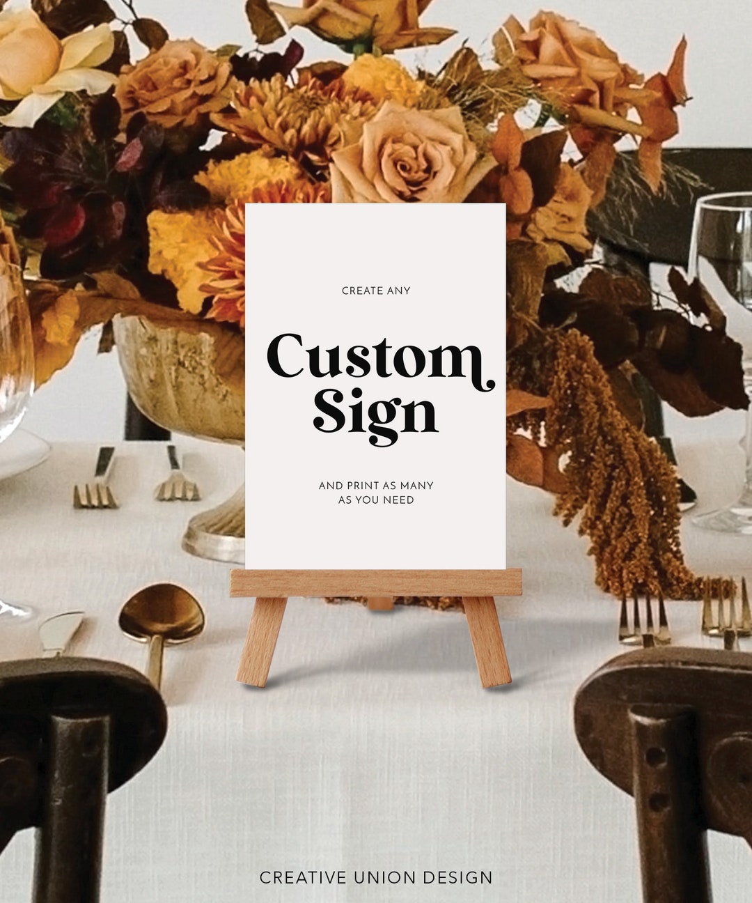 Retro Minimalist Custom Sign Template, Editable Bridal Shower Sign ...