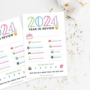 Kids 2024 Year in Review Emoji Game, Happy New Year 2025 Game, Kids New ...