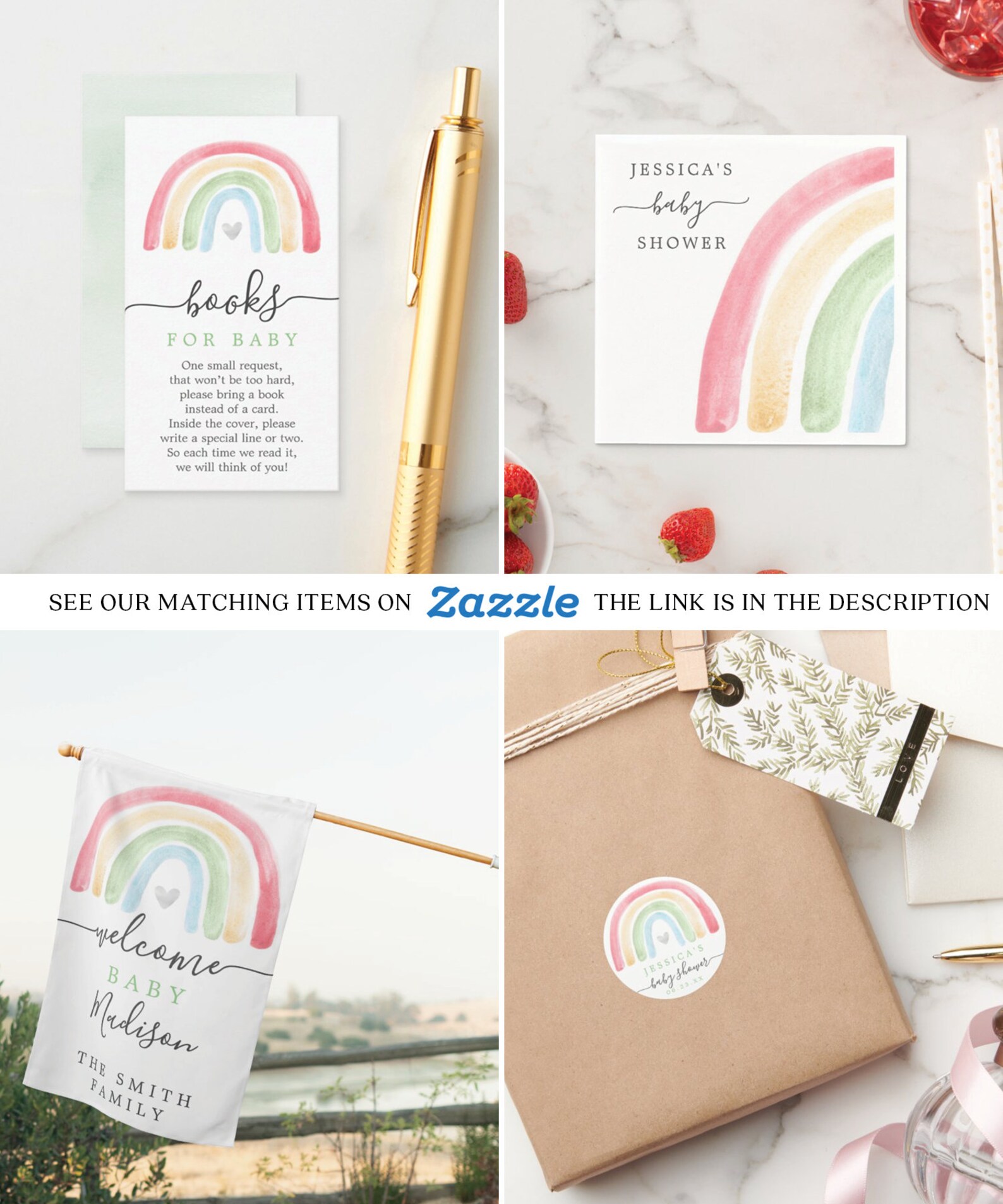 Rainbow Word Scramble Baby Shower Game Baby Shower Games - Etsy