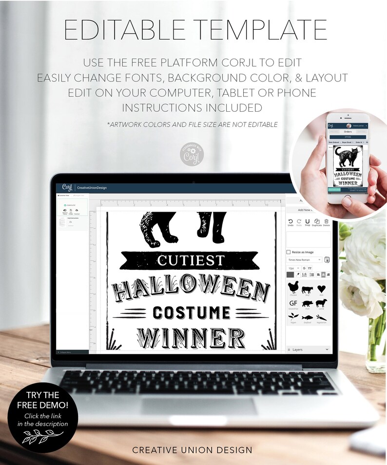 Halloween Costume Contest Awards Halloween Wine Labels - Etsy