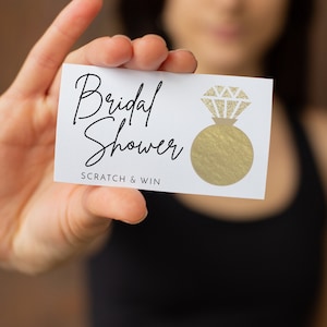 Printable Bridal Shower Scratch off Game Template, Bridal Shower Games ...