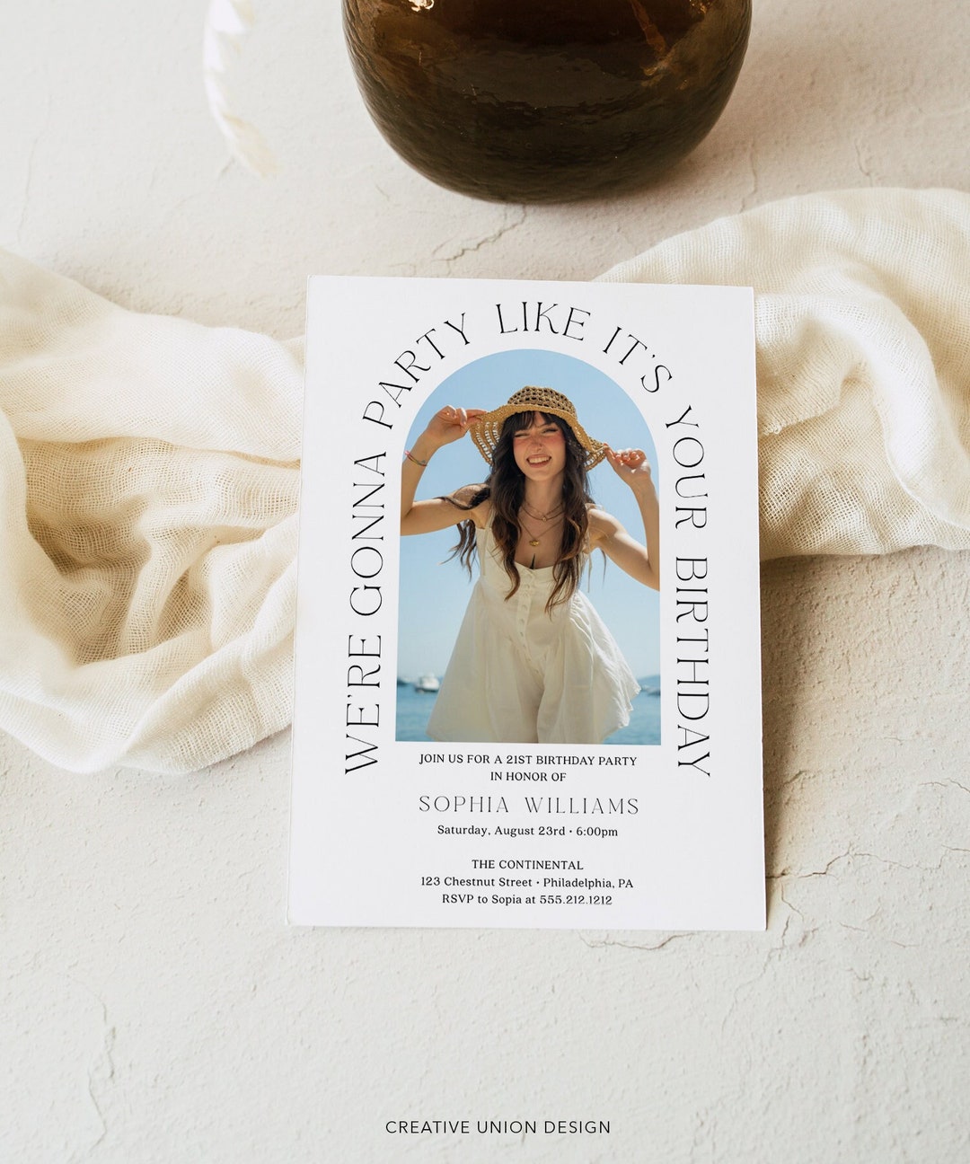 We're Gonna Party Like It's Your Birthday, Birthday Party Invitation ...