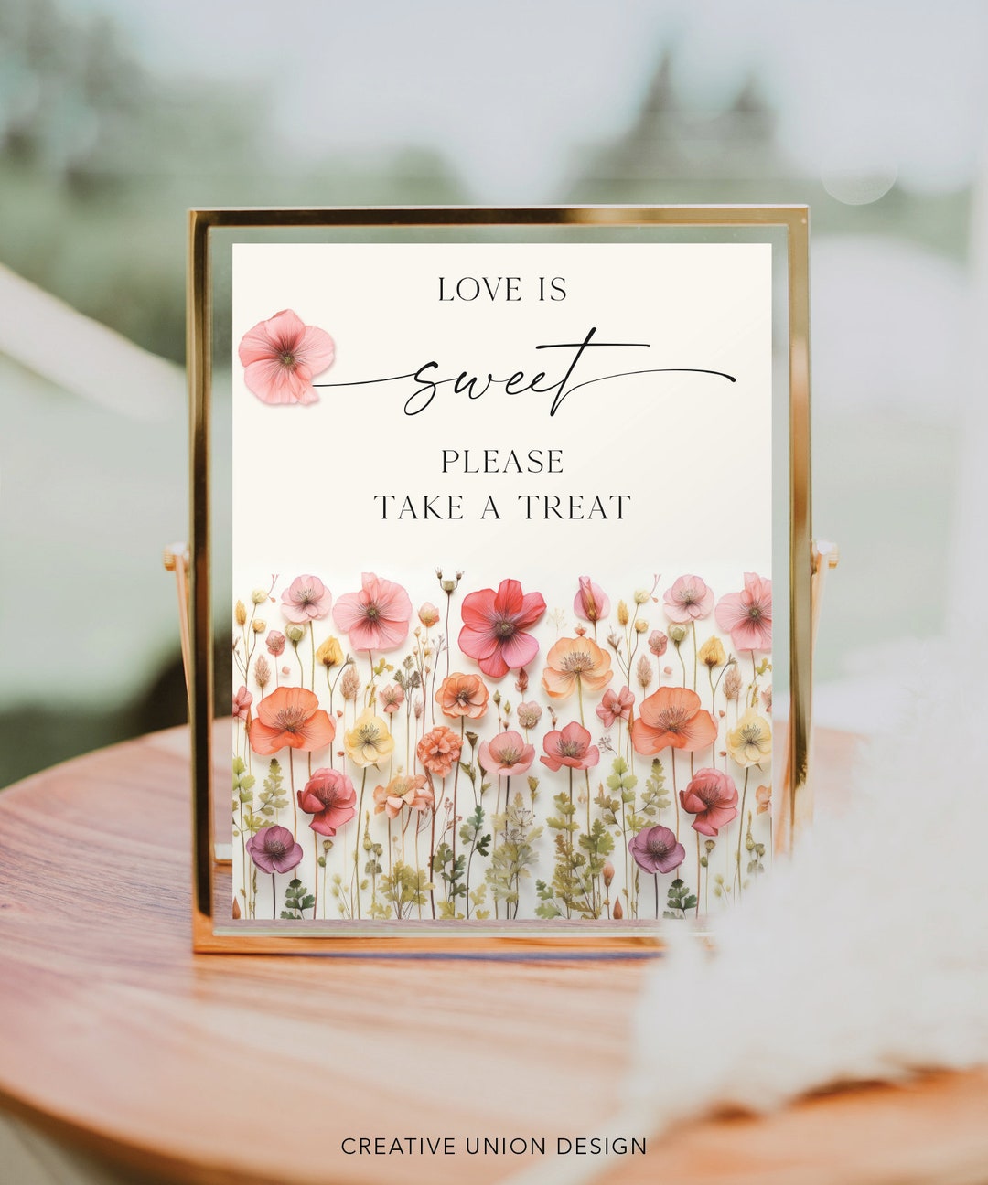 Love is Sweet Table Sign File, 8x10 Printable Sign, Please Take A Treat ...