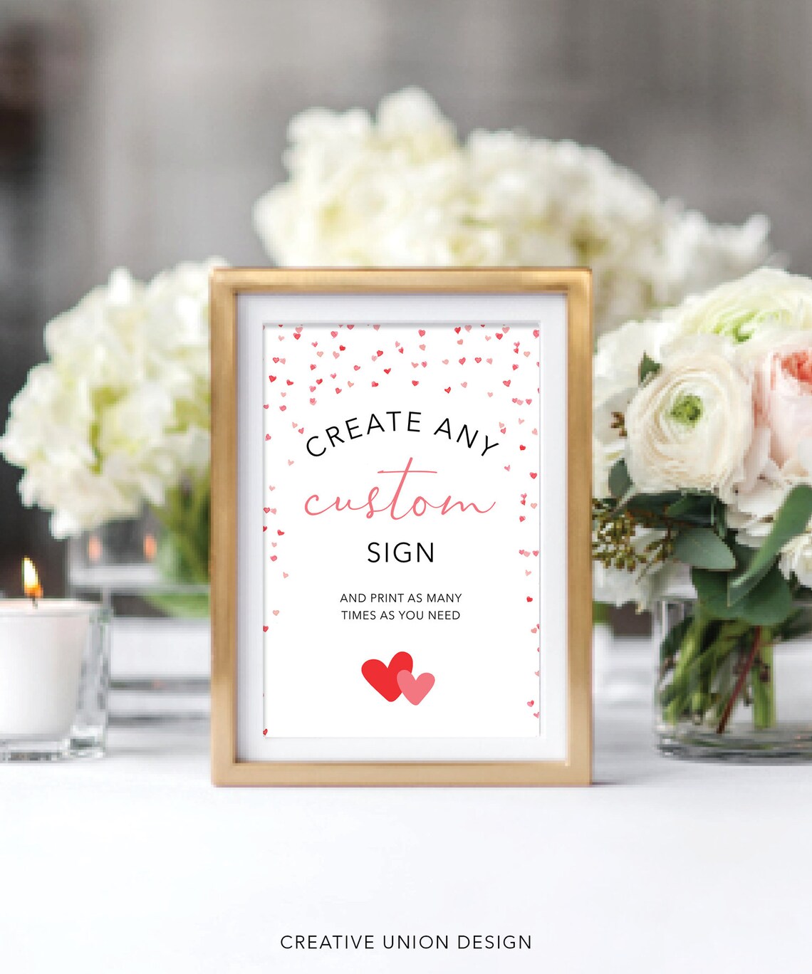 Little Sweetheart Editable Custom Sign Template, Custom Baby Shower ...