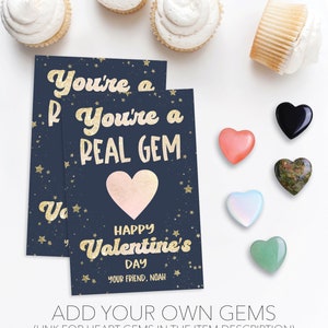 Valentines Day Cards for Kids, Gem Printable Valentine's Day Cards ...