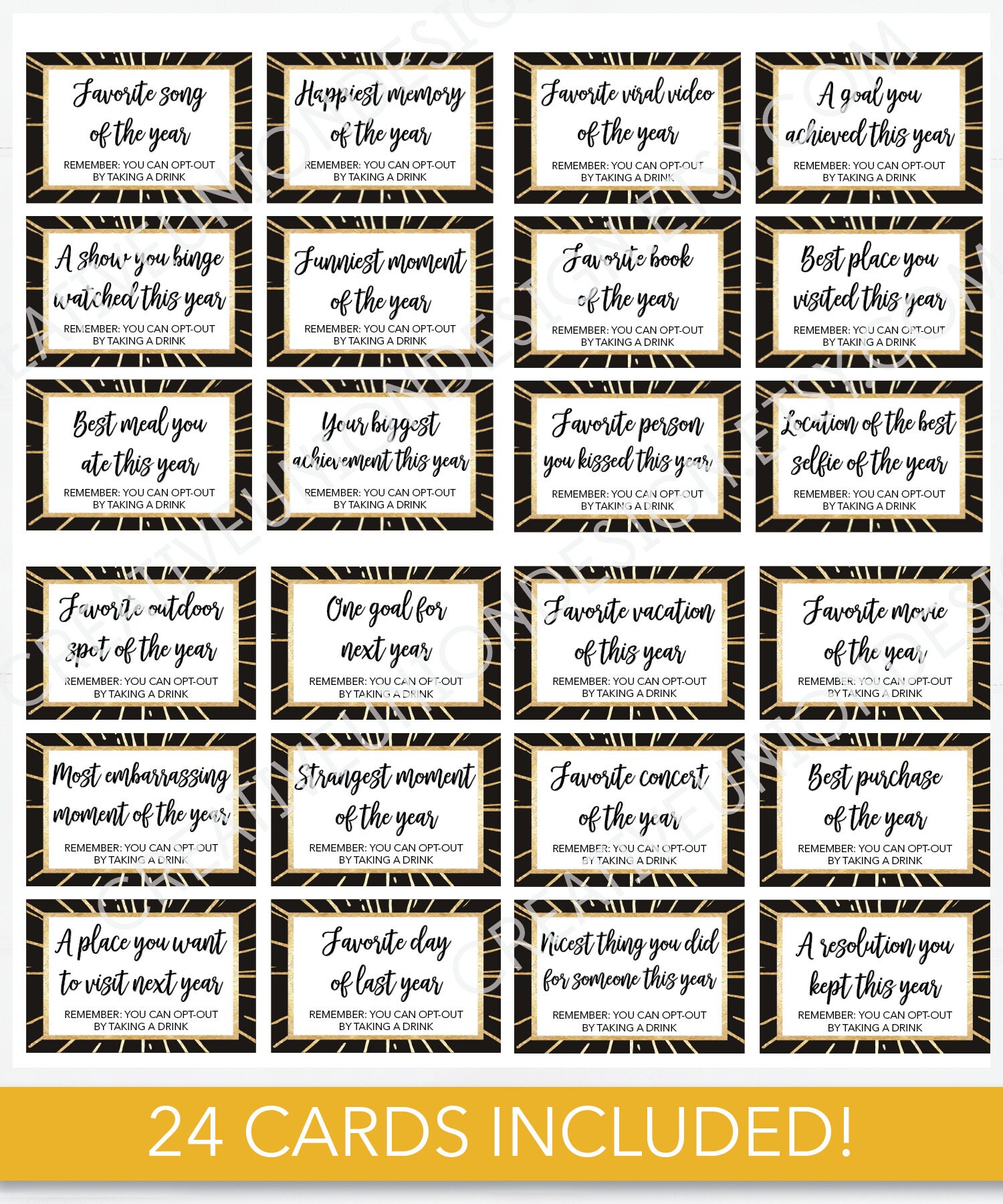 New Years Eve Party Games Best Memories of 2021 Printable | Etsy