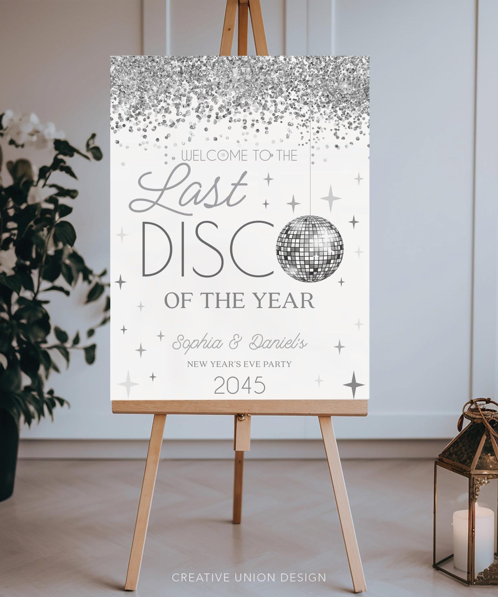 Editable New Year's Eve Welcome Sign Template, Welcome to the Last ...