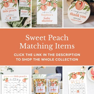 Sweet Peach Baby Shower Trivia Game, Baby Shower Game Printable, Trivia ...