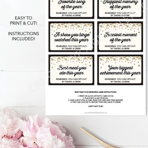 New Years Eve Party Games, Best Memories of 2024, Printable New Year's ...