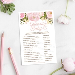 Celebrity Baby, Baby Shower Game, Baby Shower Games, Celebrity Babies ...