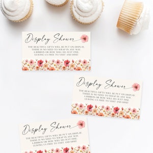 Display Shower Template, Instant Download, Flower Stem, Printable ...
