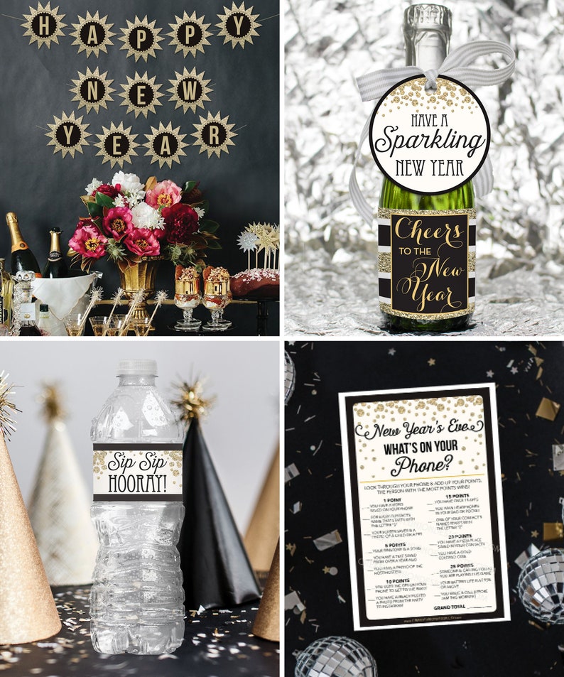 New Years Eve Party Bundle New Year's Eve New - Etsy