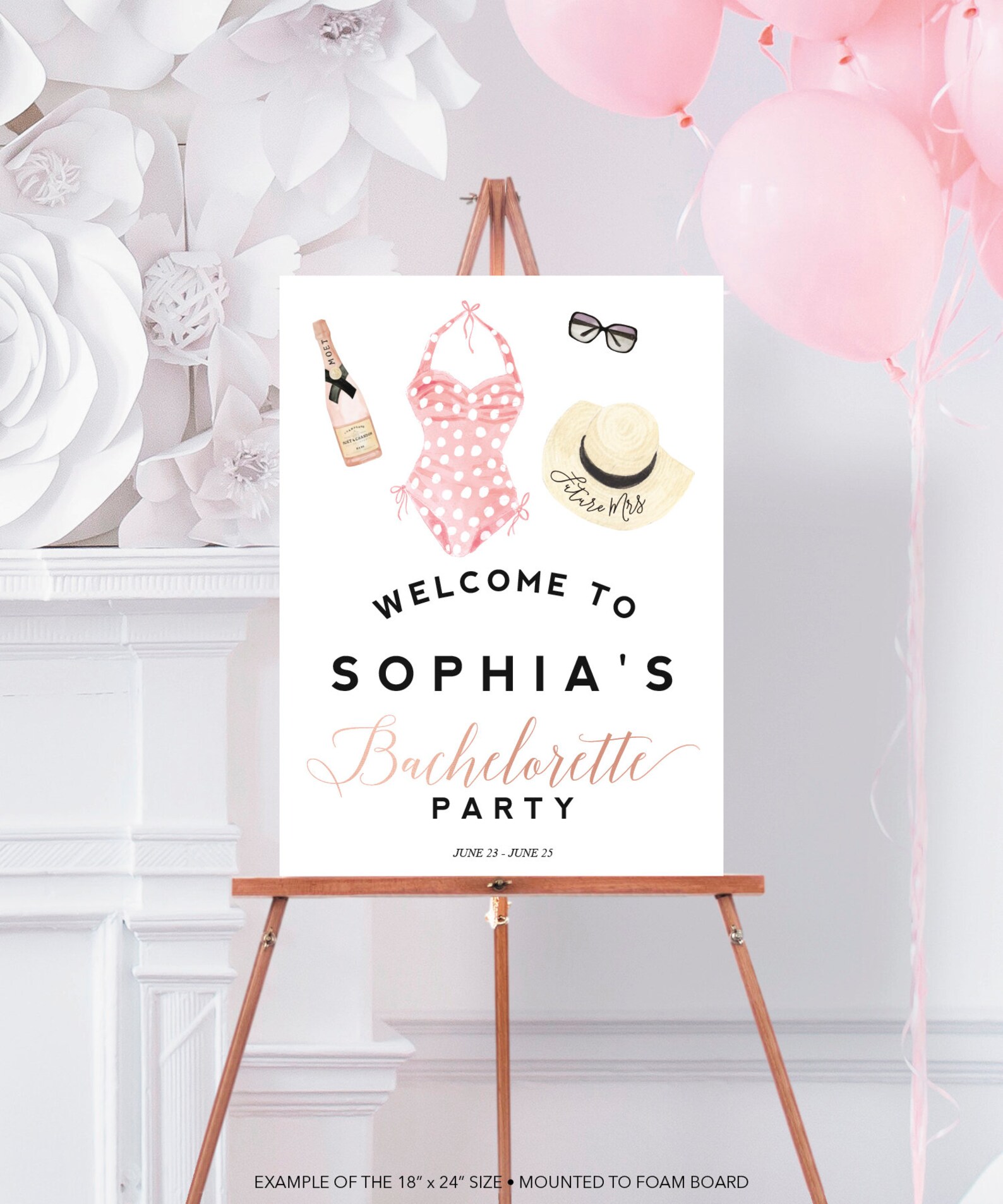 Bachelorette Party Welcome Sign Welcome Bachelorette Weekend - Etsy