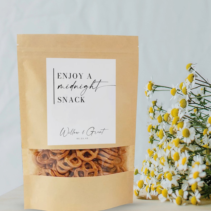 Wedding Snack Bags - Etsy